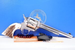 Early 3rd Generation Nickel .357 Colt Single Action Army Revolver ...
